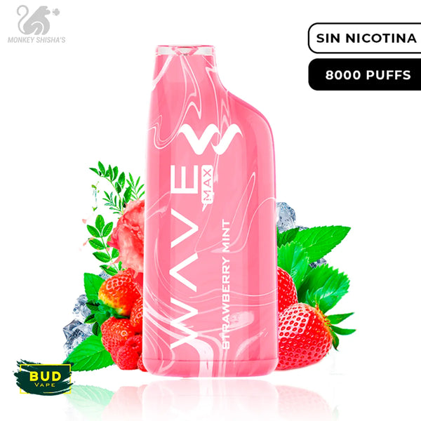 POD WAVE MAX 8000 BUD VAPE (DESECHABLE) – Monkey Shisha's